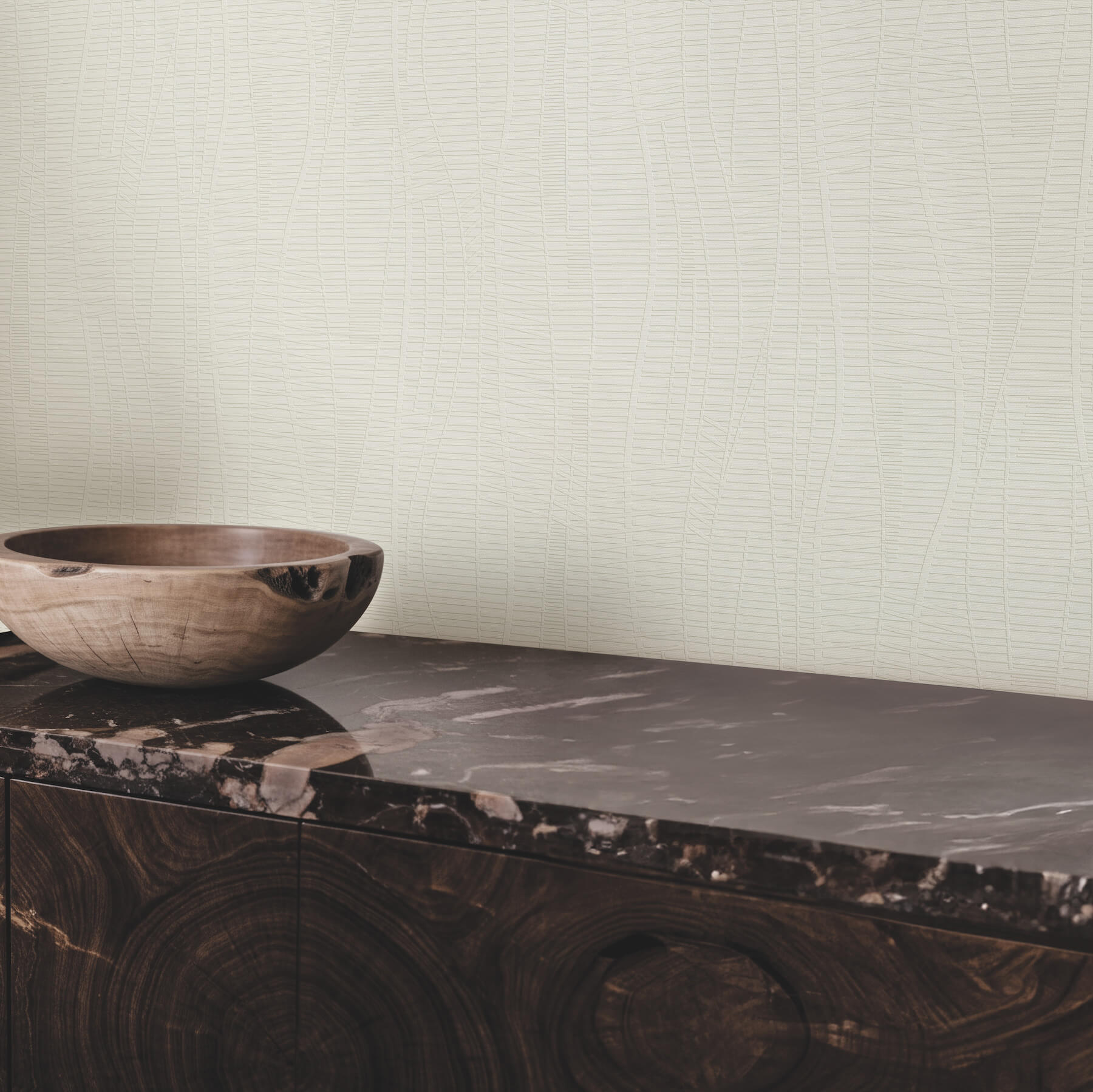 4207-5444 - Amir Light Grey Embossed Wallpaper - by Warner