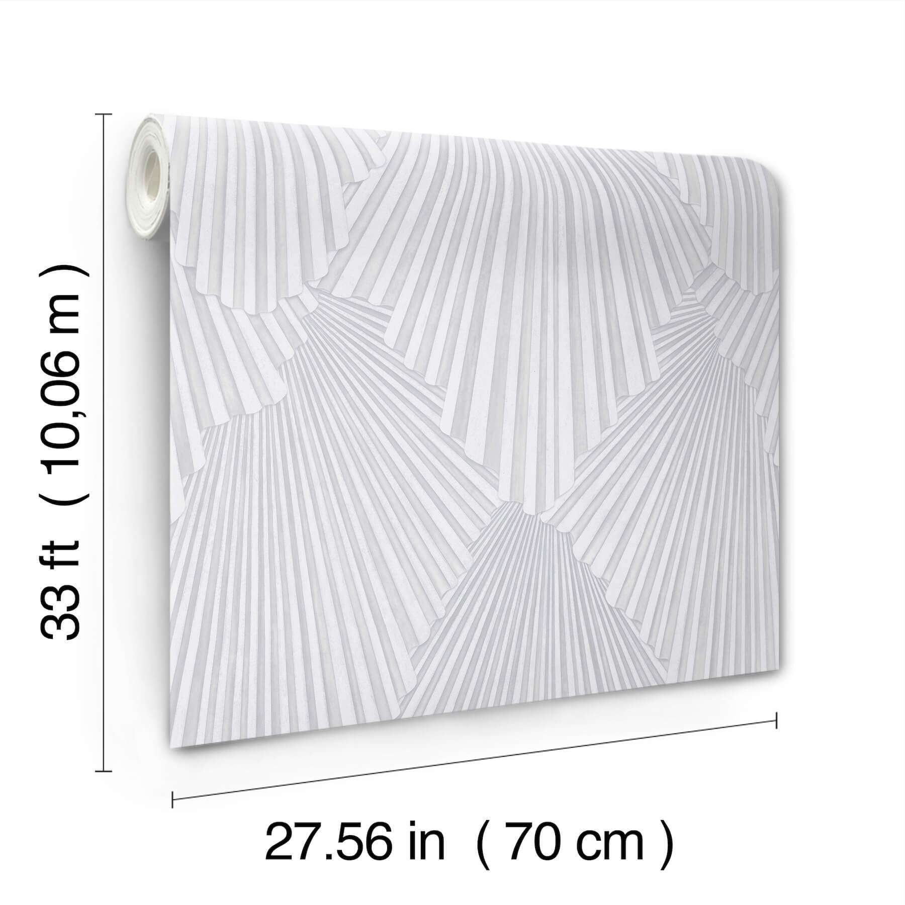 York Wallcoverings. MA35846 - Lumiere Off-White Deco Geo Wallpaper - by ...
