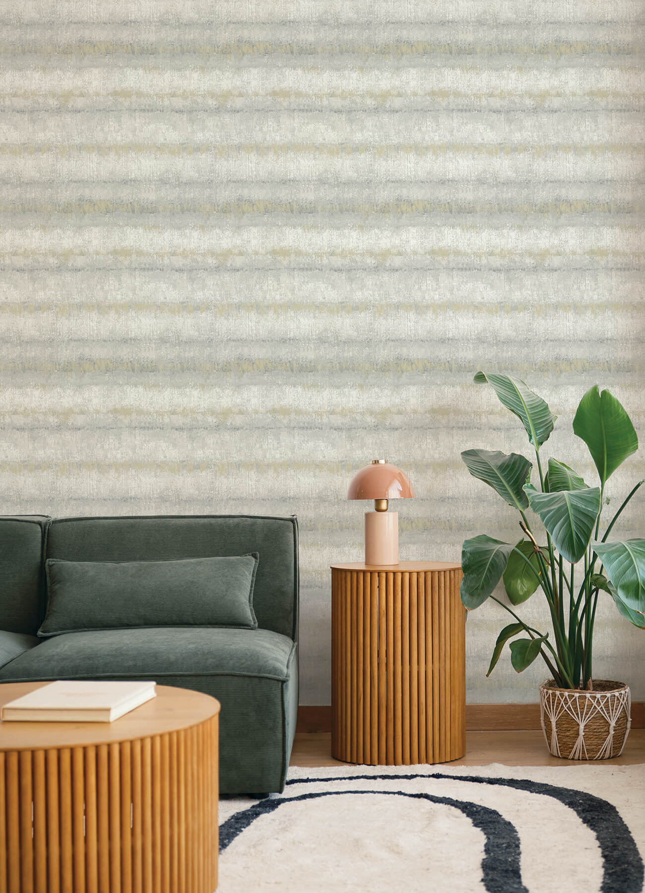 4177-27731 - Morningtide Grey Textured Stripe Wallpaper - by A-Street ...