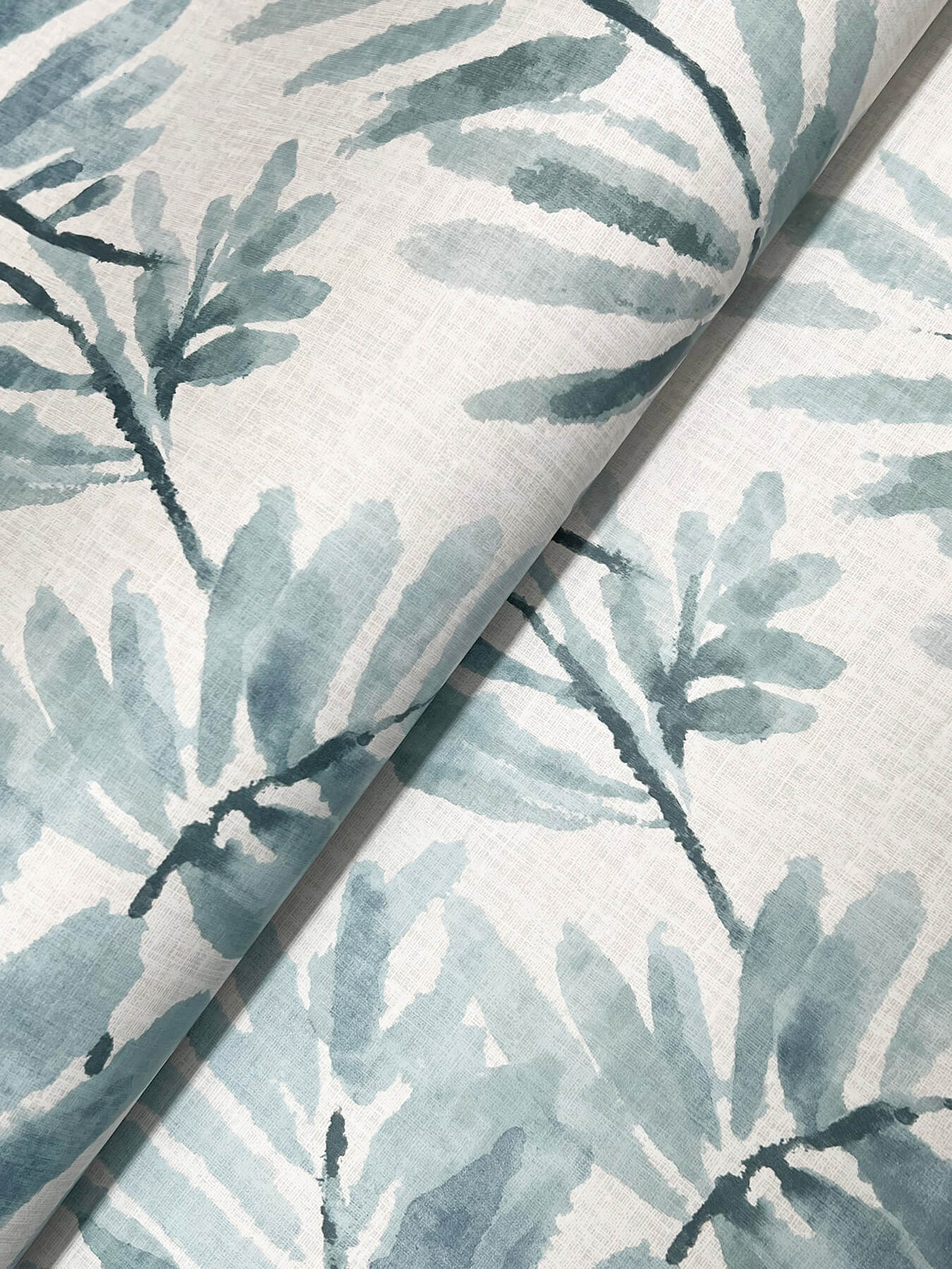 4177-27743 - Serenade Blue Ferns Wallpaper - by A-Street Prints