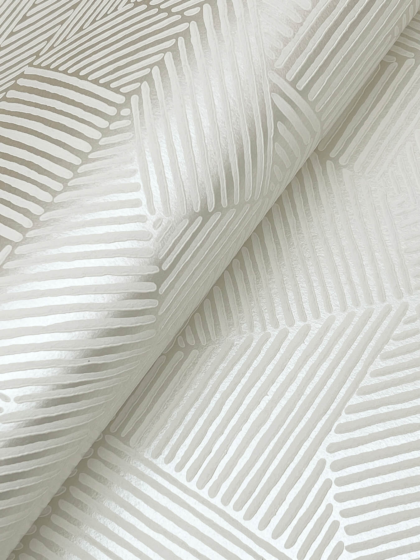 4177-83300 - Crescendo Silver Block Geometric Wallpaper - by A-Street ...
