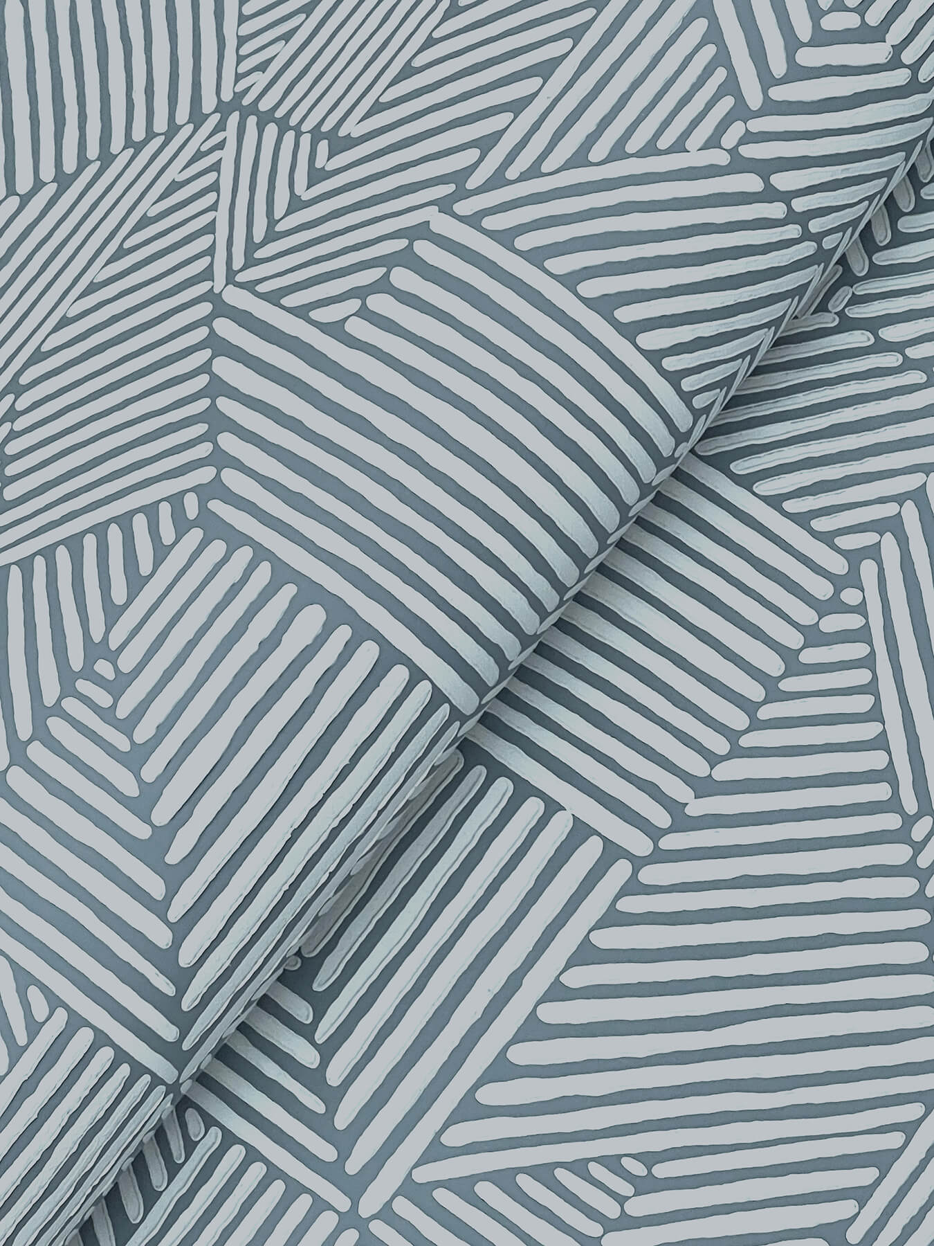 4177-83304 - Crescendo Blue Block Geometric Wallpaper - by A-Street Prints