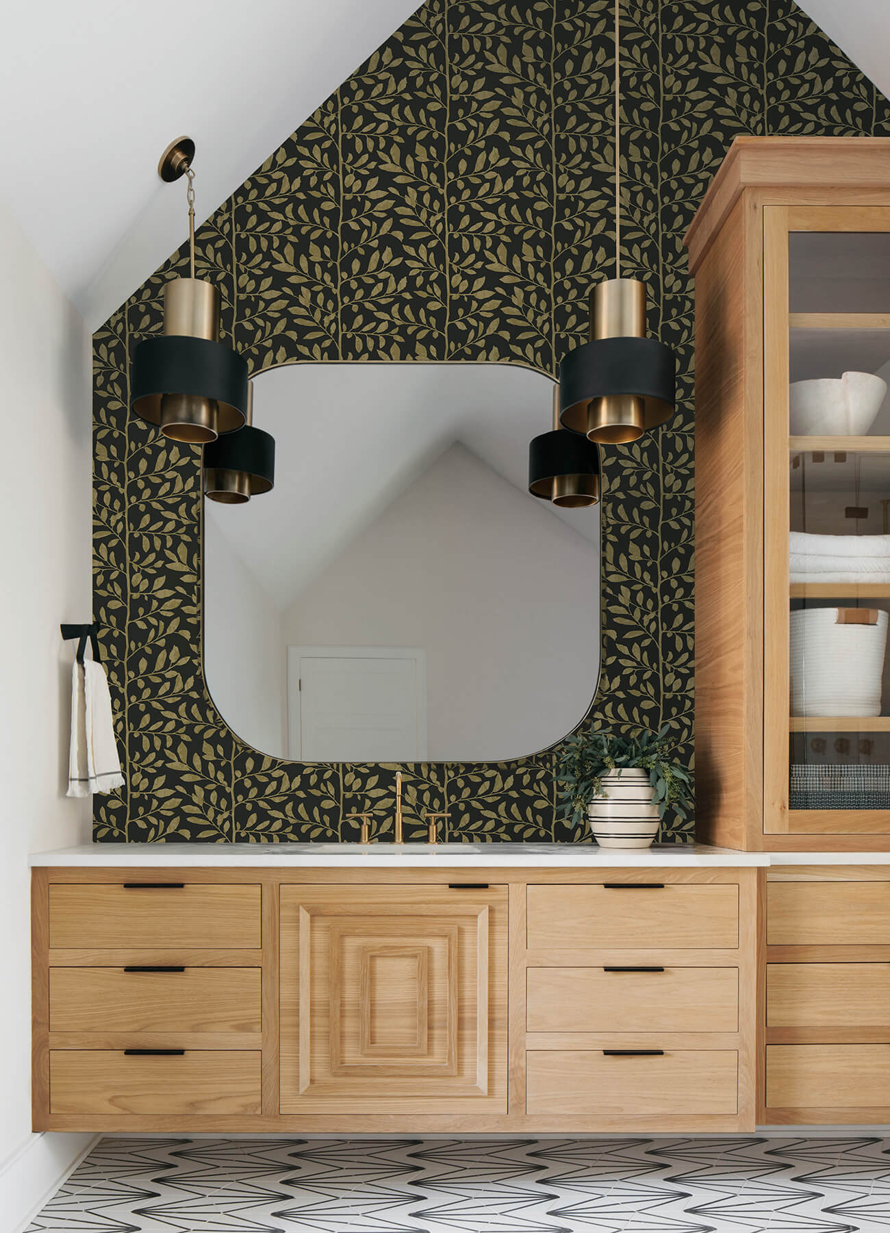 4177-83306 - Sagecrest Black Sapling Wallpaper - by A-Street Prints