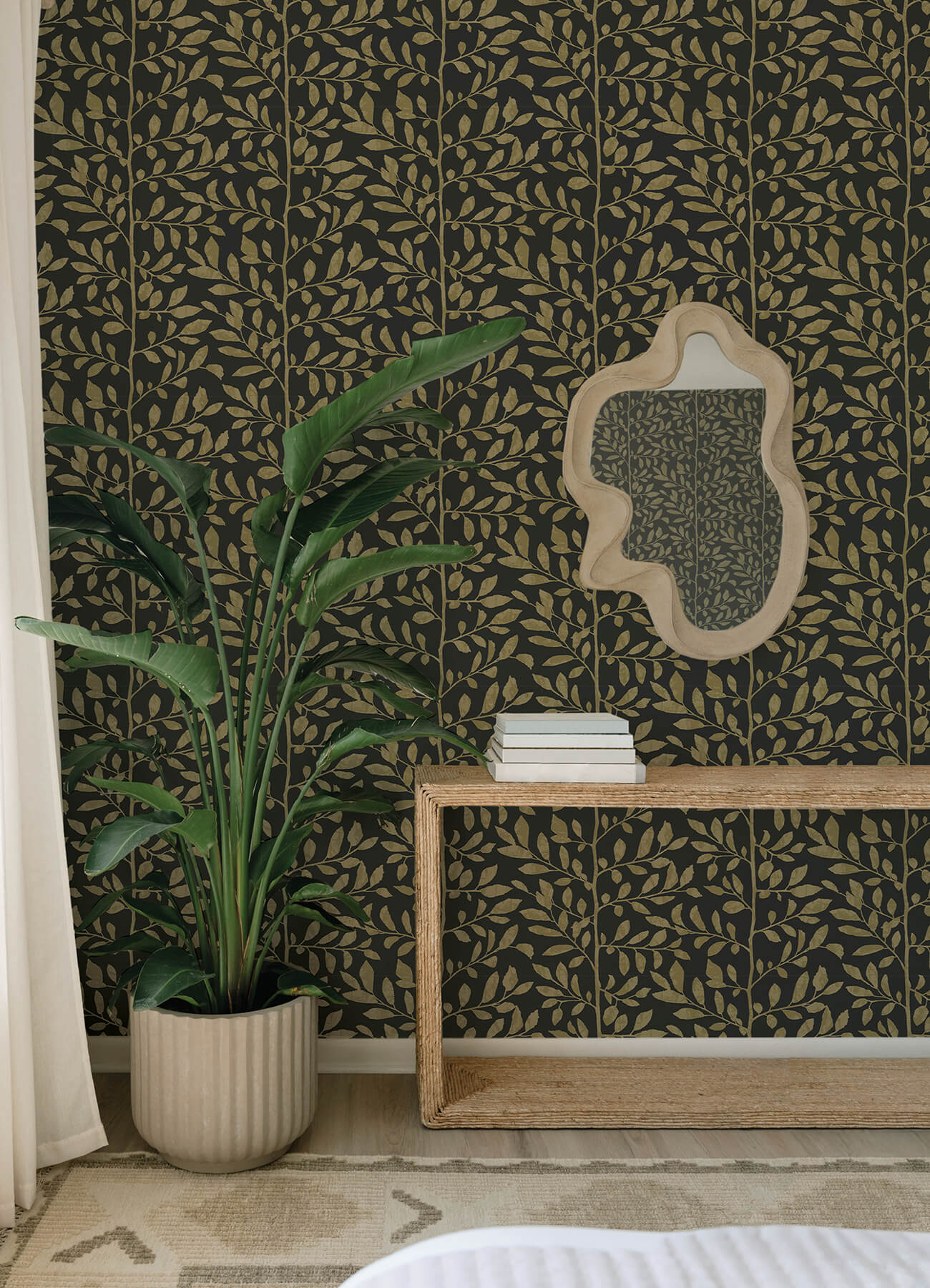 4177-83306 - Sagecrest Black Sapling Wallpaper - by A-Street Prints