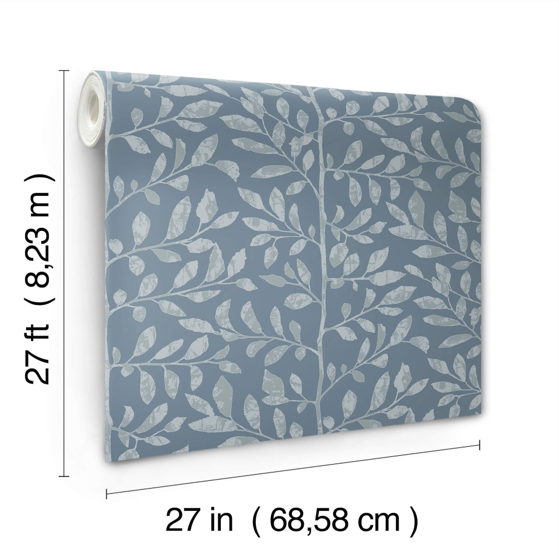 4177-83309 - Sagecrest Blue Sapling Wallpaper - by A-Street Prints