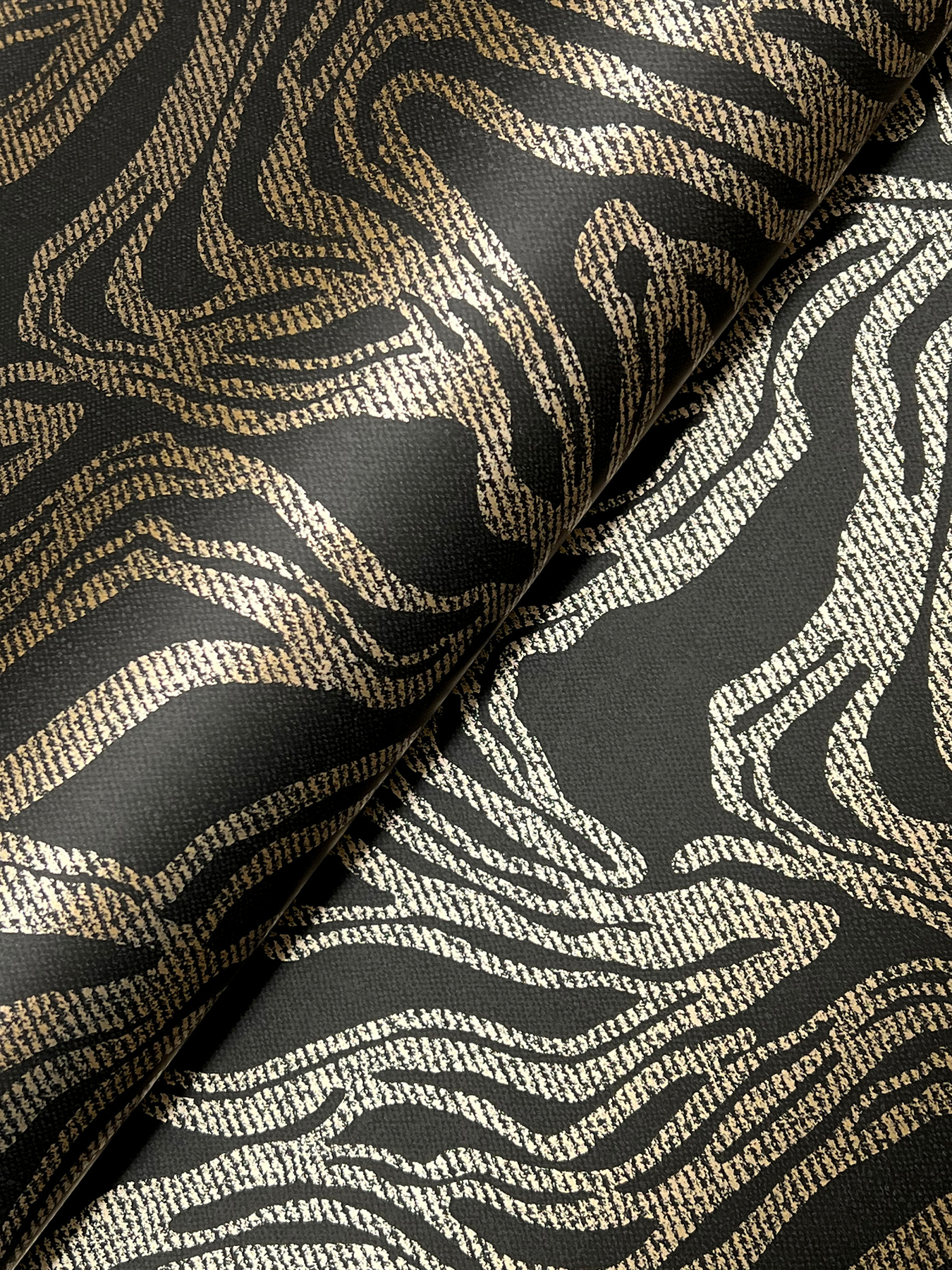 4177-27709 - Massar Black Modern Marbled Wallpaper - by A-Street Prints
