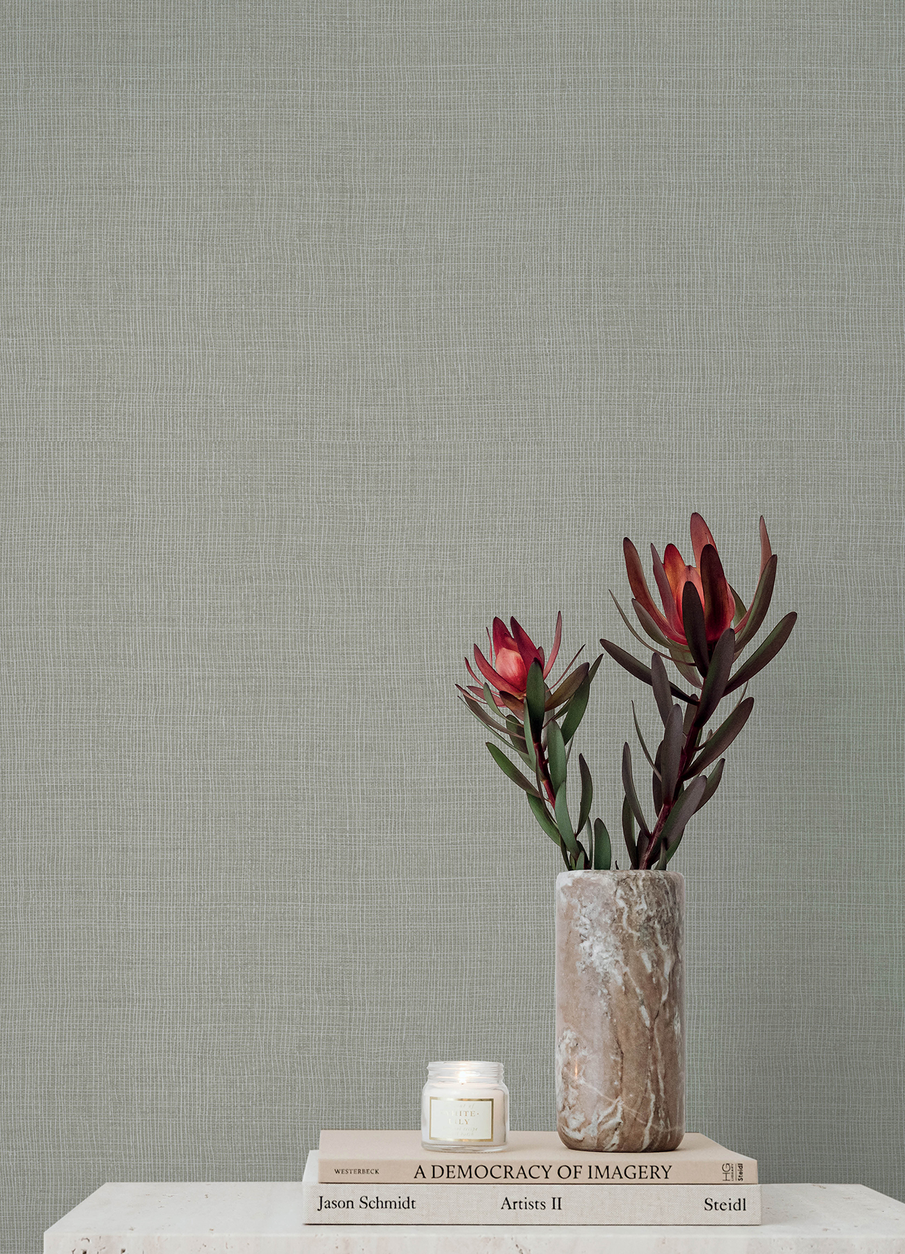 York Wallcoverings. 4193-7402 - Alba Grey Open Weave Wallpaper - by A ...
