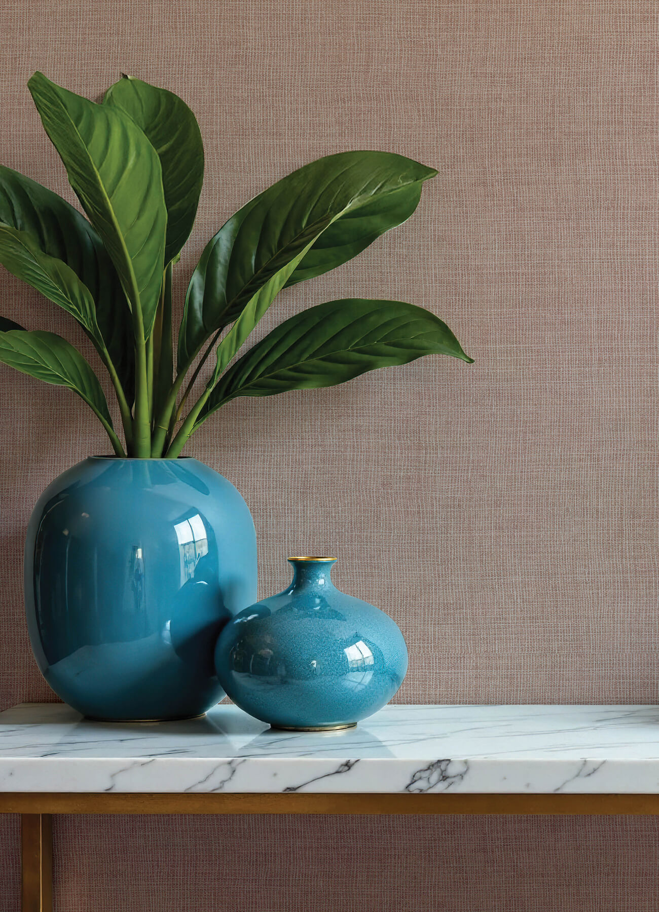 4193-7407 - Alba Rose Open Weave Wallpaper - by A-Street Prints