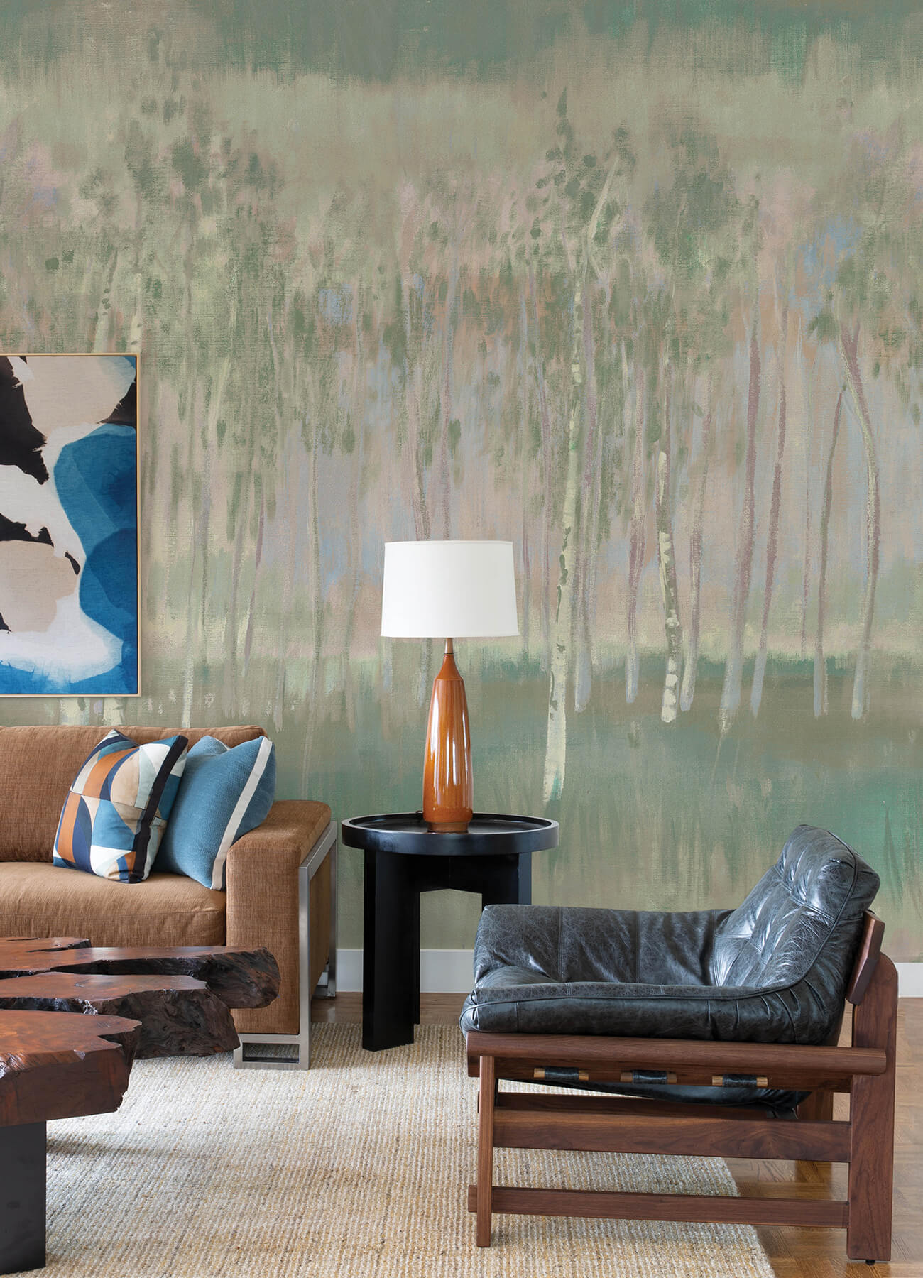 4193-7470M - Primavera Sage Wall Mural - by A-Street Prints