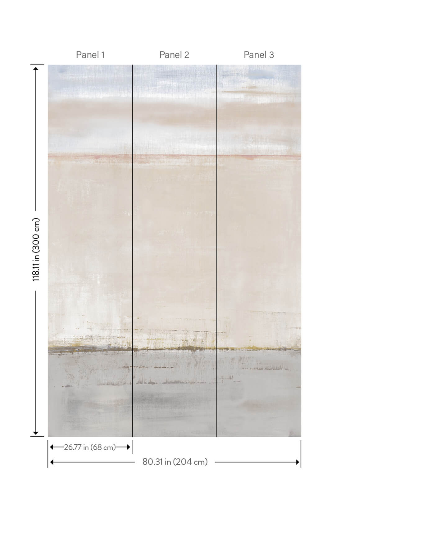 4193-7480M - Brezza Cream Wall Mural - by A-Street Prints