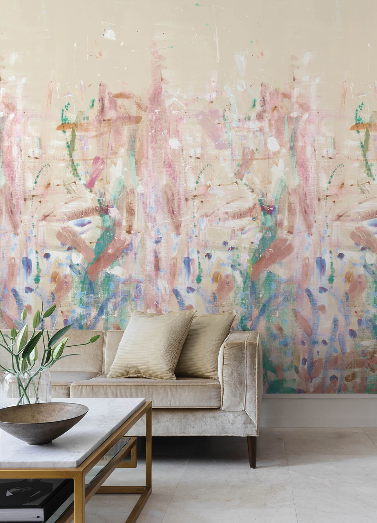 4193-7491M - Fresco Pastel Wall Mural - by A-Street Prints