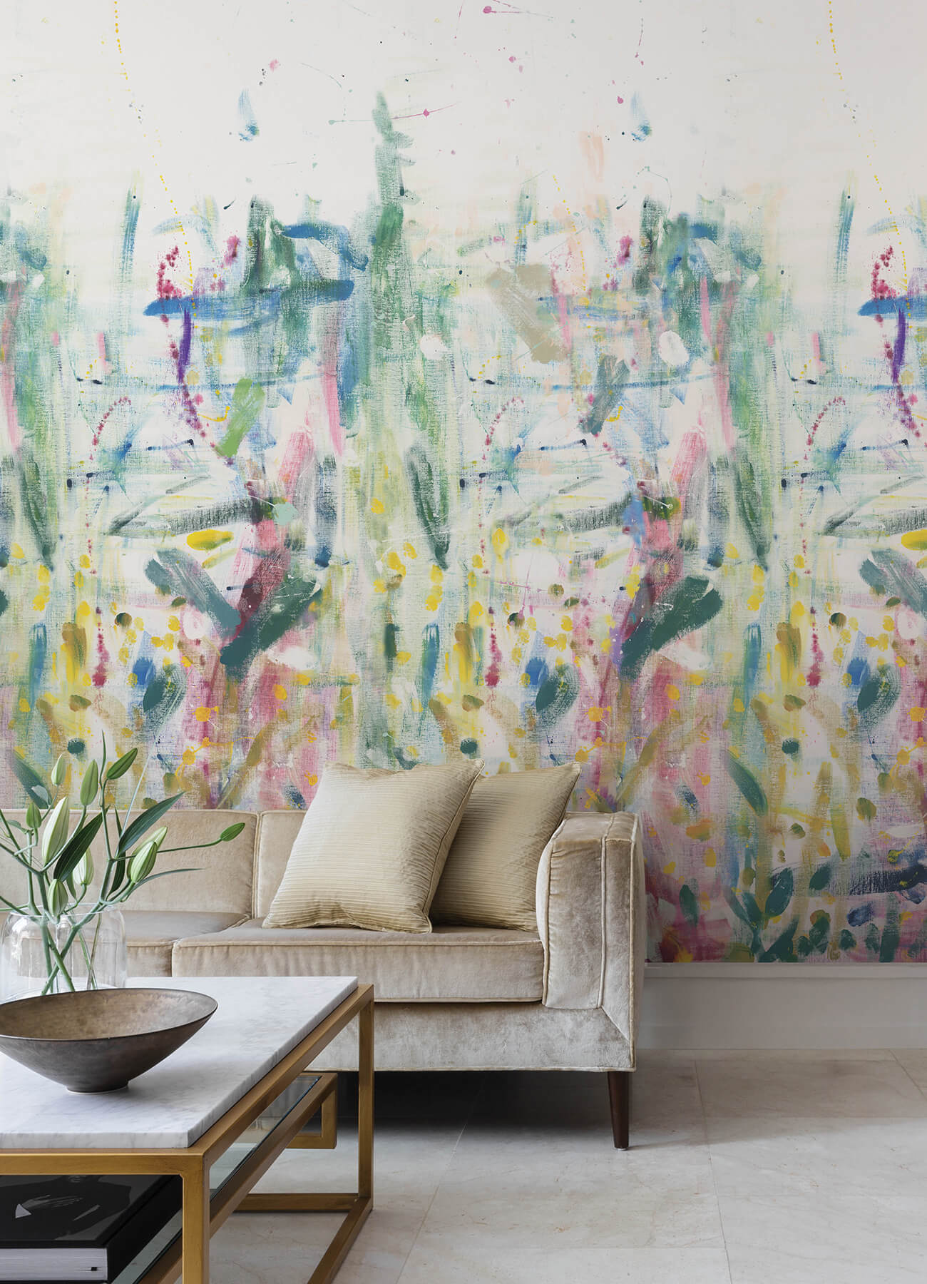 4193-7492M - Fresco Neutral Wall Mural - by A-Street Prints