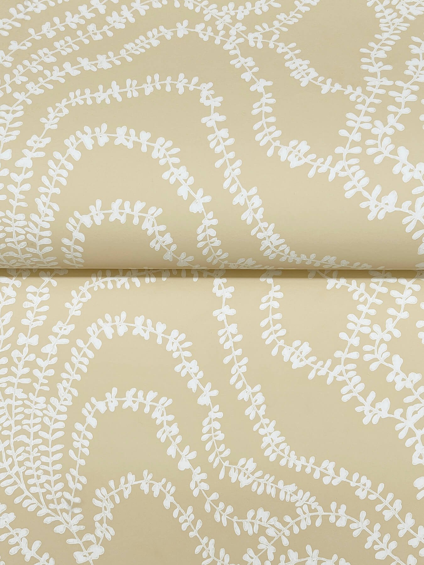 York Wallcoverings. VR1515 - String of Pearls Butter Vine Wallpaper ...
