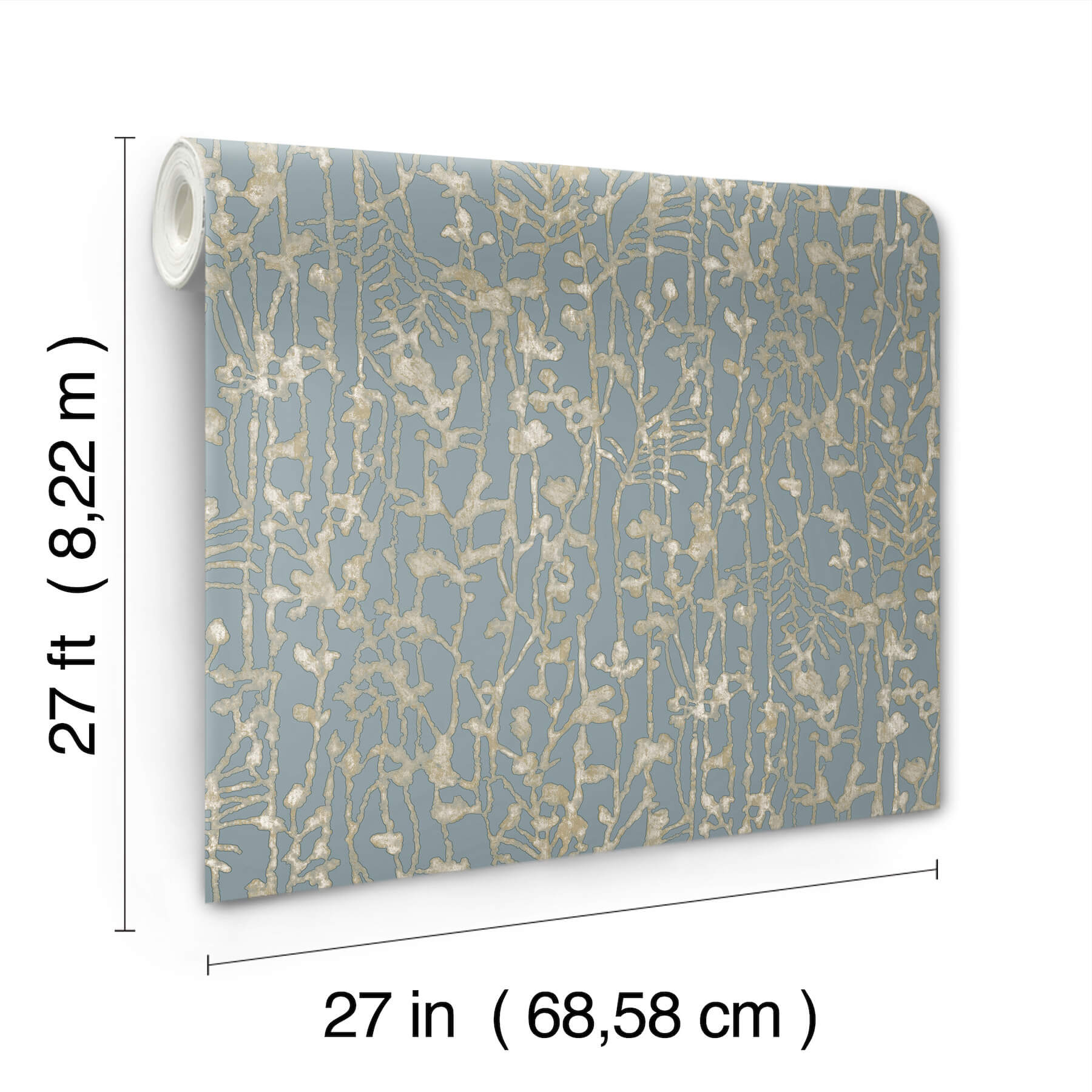 York Wallcoverings. VR1557 - Filigree Light Blue Abstract Wallpaper ...