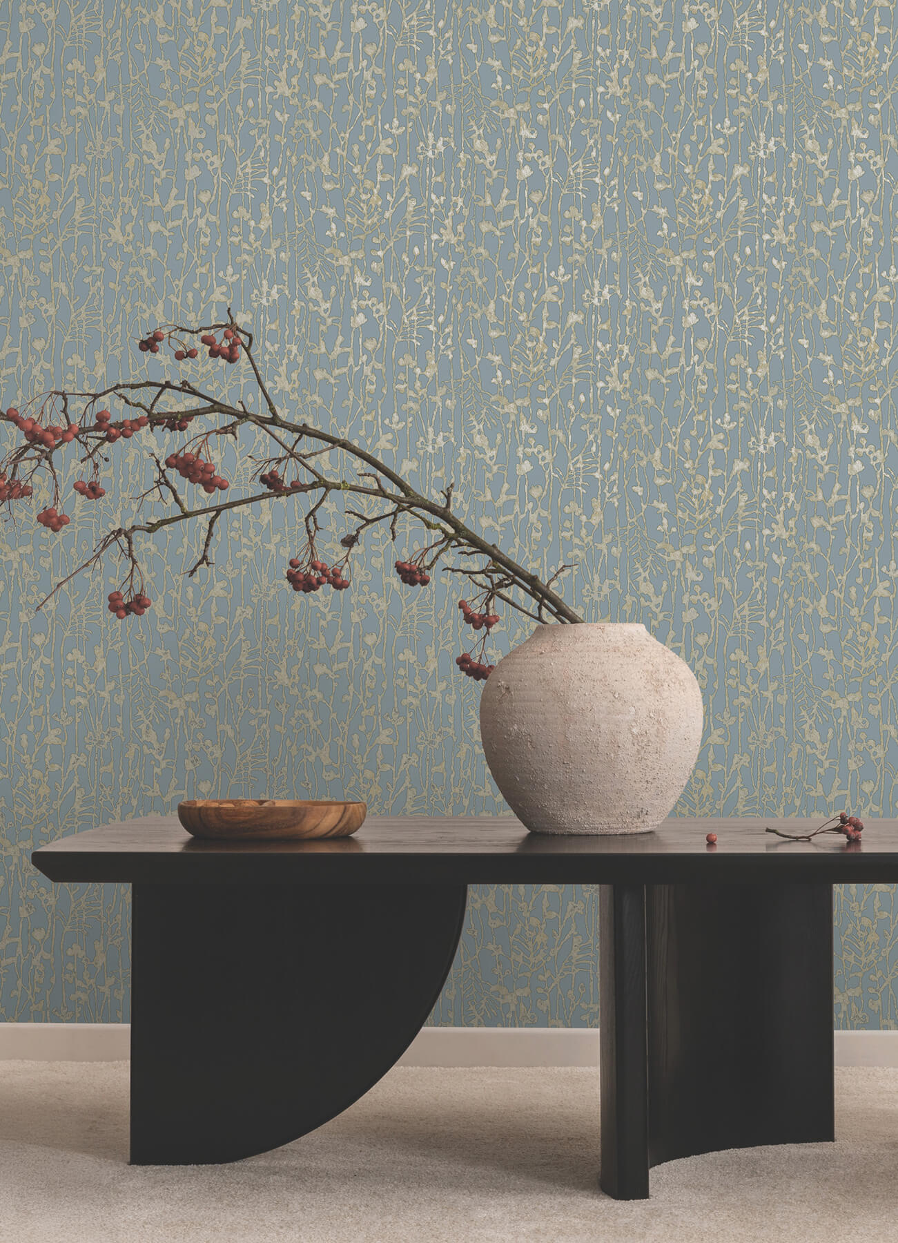 York Wallcoverings. VR1557 - Filigree Light Blue Abstract Wallpaper ...
