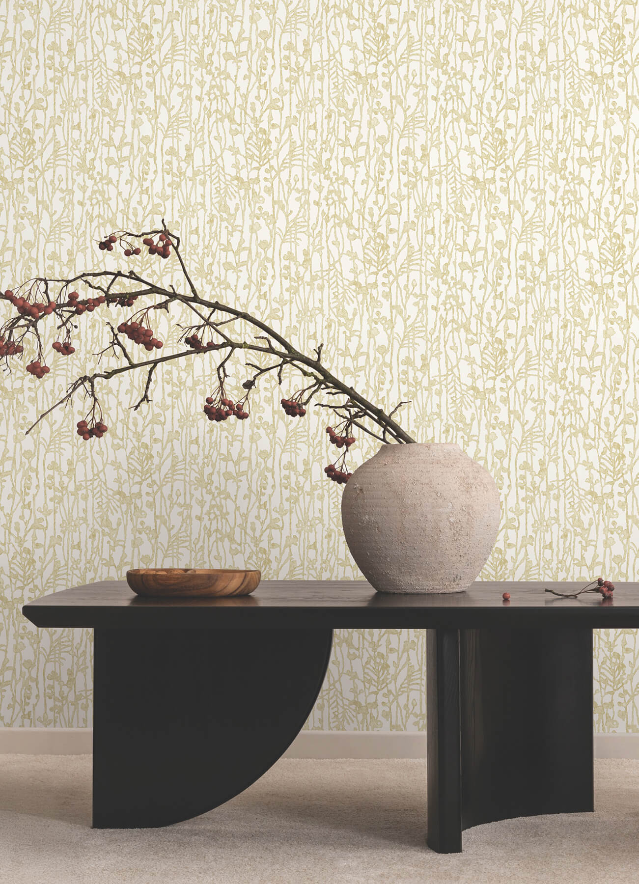 York Wallcoverings. VR1560 - Filigree Gold Abstract Wallpaper - by ...