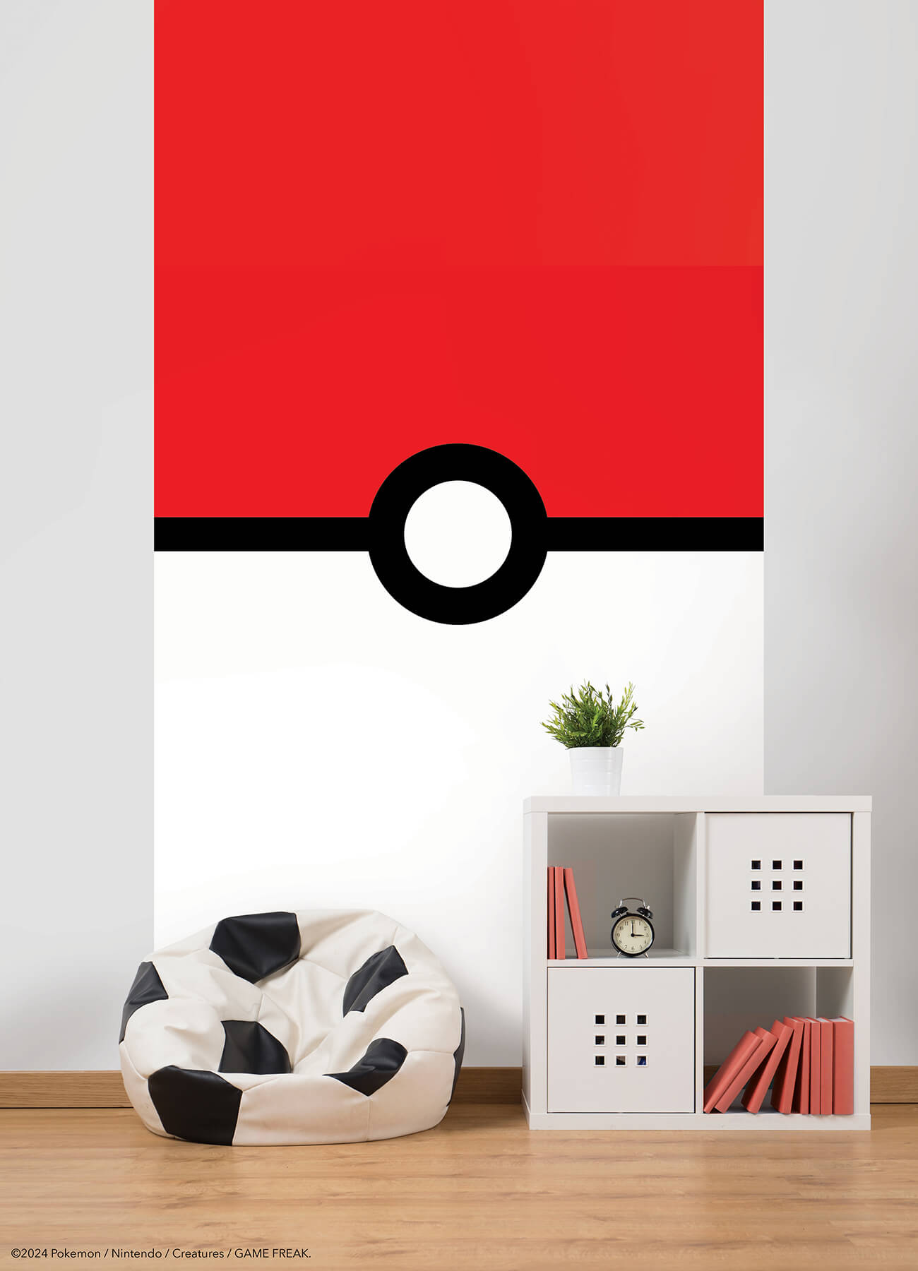 RMM1340 - Pokémon Pokeball Peel and Stick Mural - by Roommates