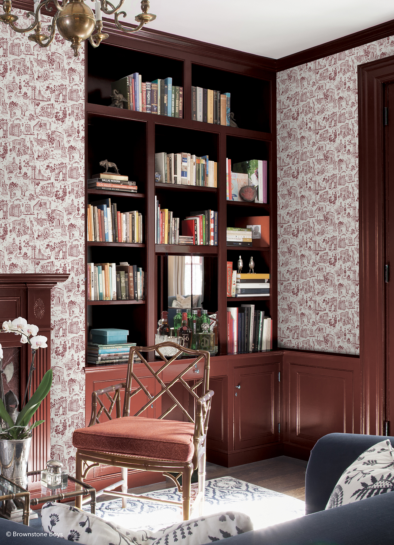 BBS6545 - Toile de New York Brick Peel and Stick Wallpaper - by ...
