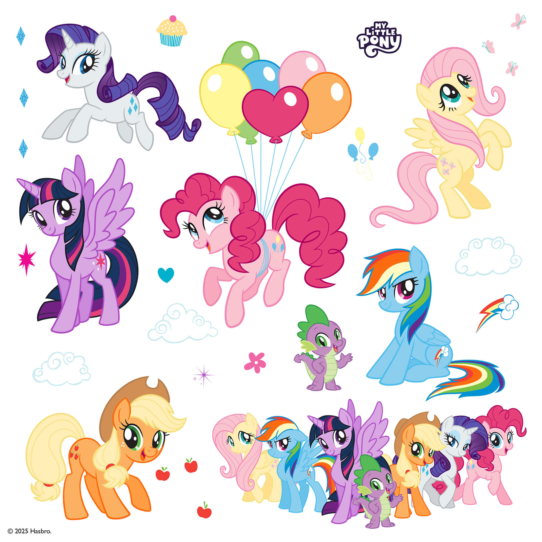 RMDM5592 - My Little Pony Friendship is Magic Wall Decals - by Roommates