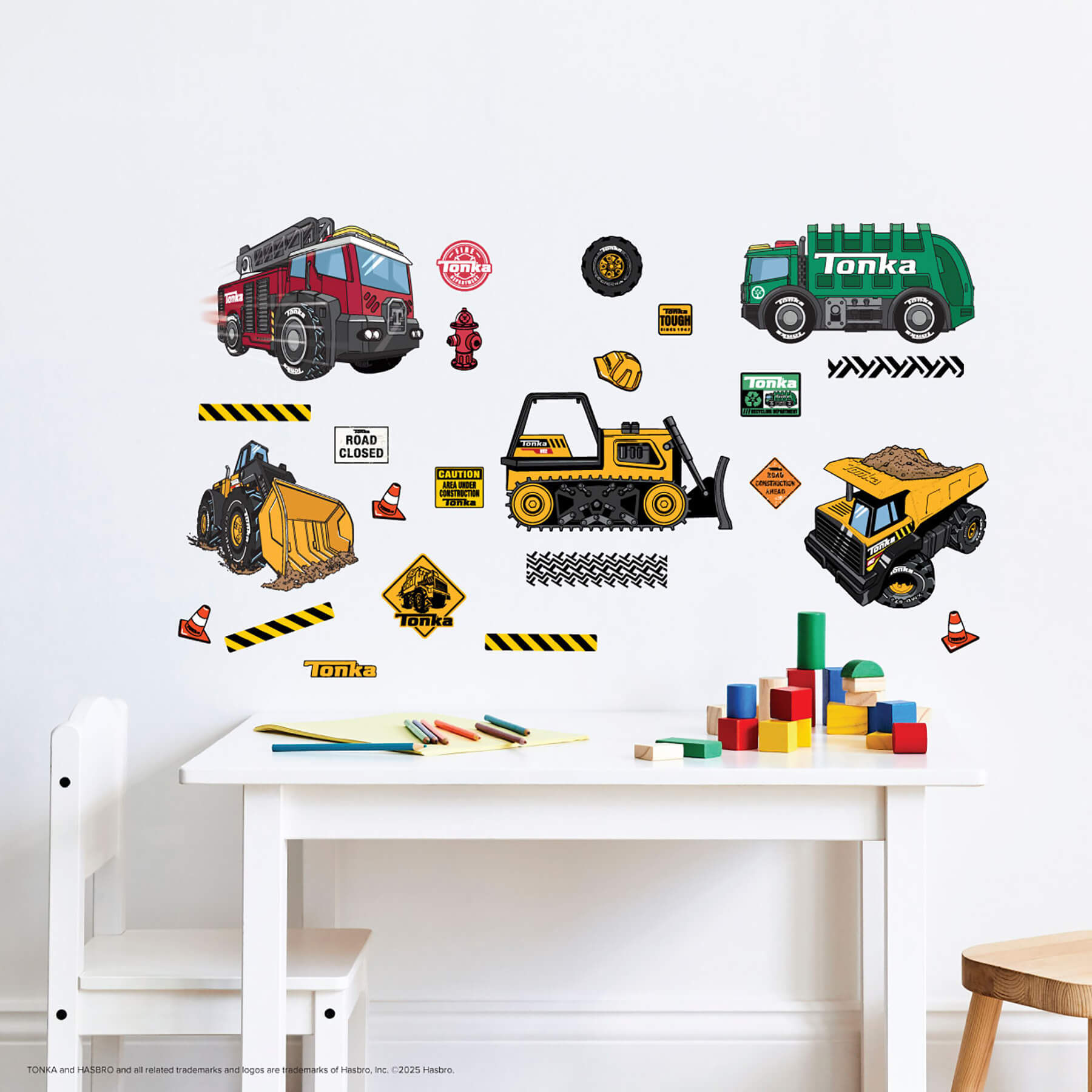 RMDM5590 - Tonka Trucks Wall Decals - by Roommates