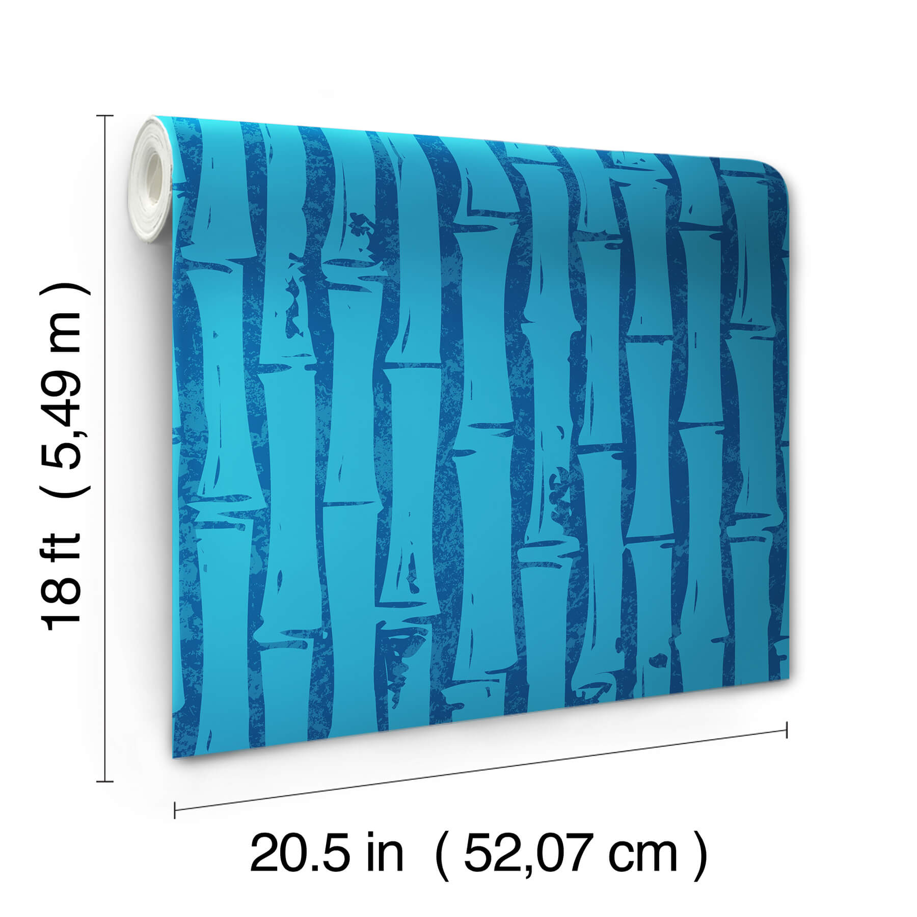 RMWS1366 - SpongeBob SquarePants Bamboo Blue Peel and Stick Wallpaper ...