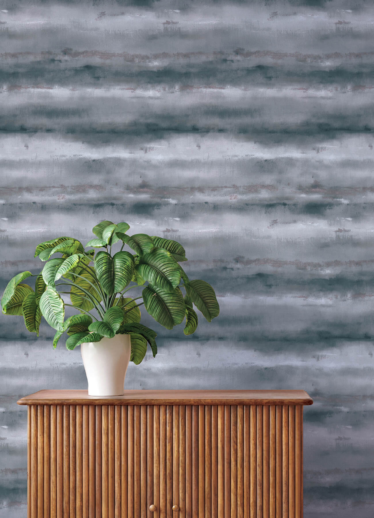 4202-481662 - Ayla Indigo Abstract Stripe Wallpaper - by A-Street Prints