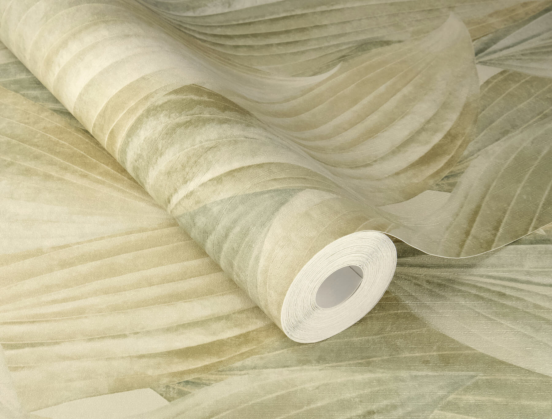 4202-571547 - Melora Green Leaf Wallpaper - by A-Street Prints