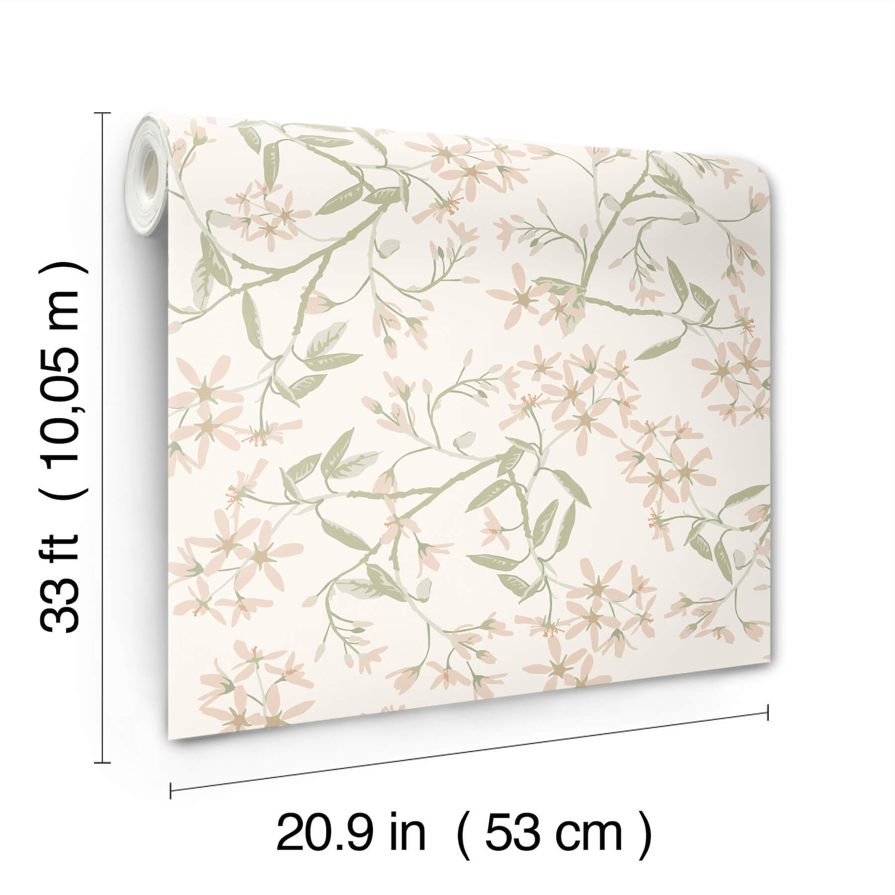 York Wallcoverings. 4201-20111 - Paradis Blush Bouquet Toss Wallpaper ...