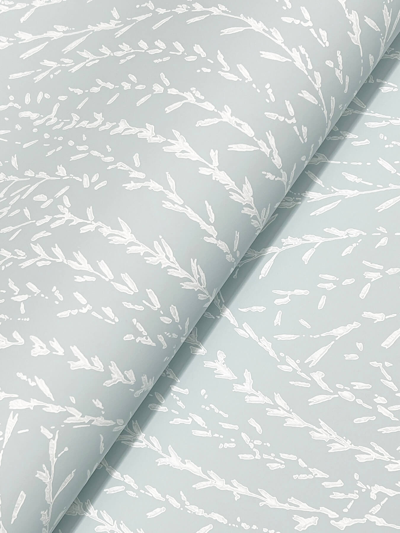 York Wallcoverings. LL3220 - Willow Song Light Blue Botanical Wallpaper ...