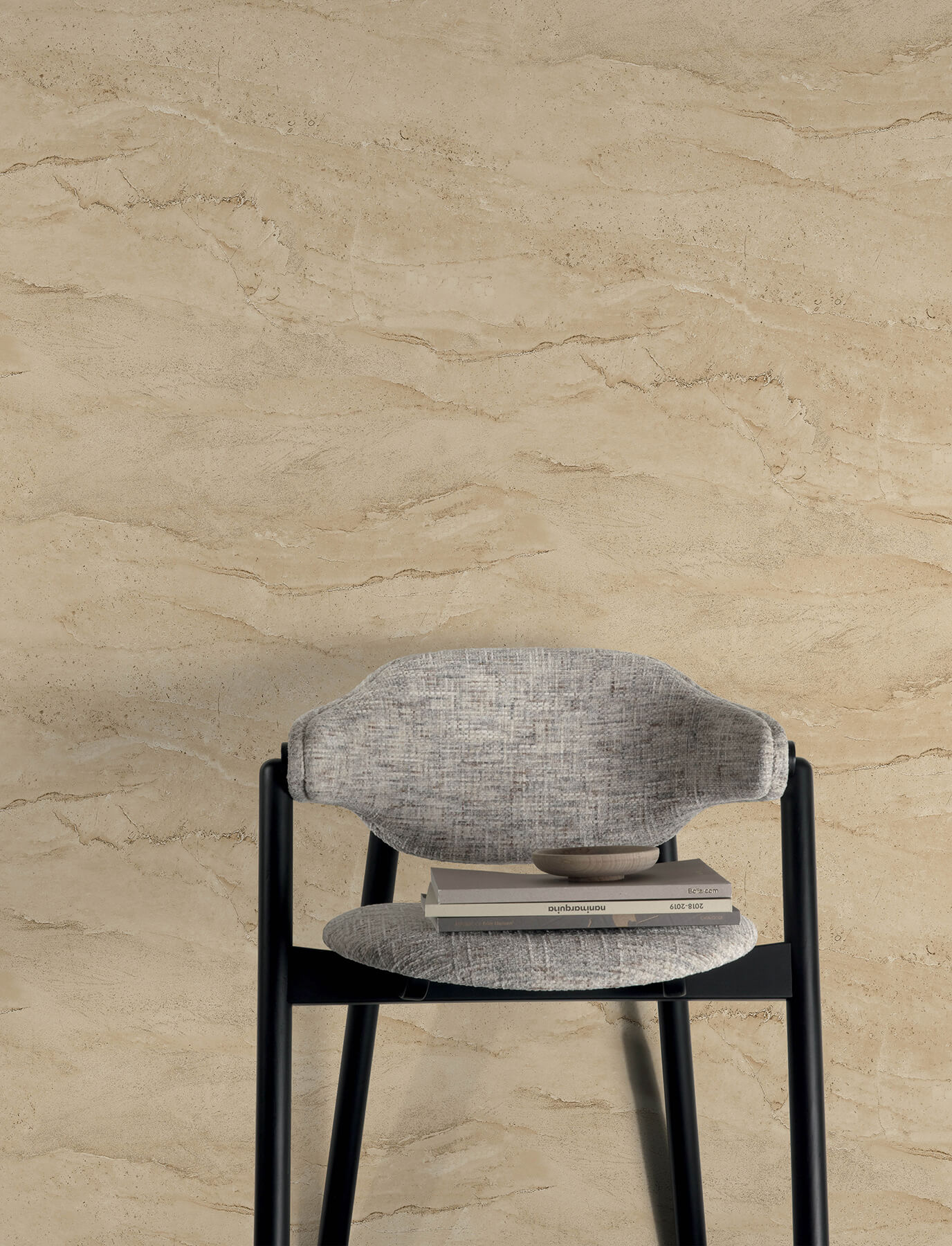 4191-83001 - Morgana Light Brown Stone Wallpaper - by Chesapeake