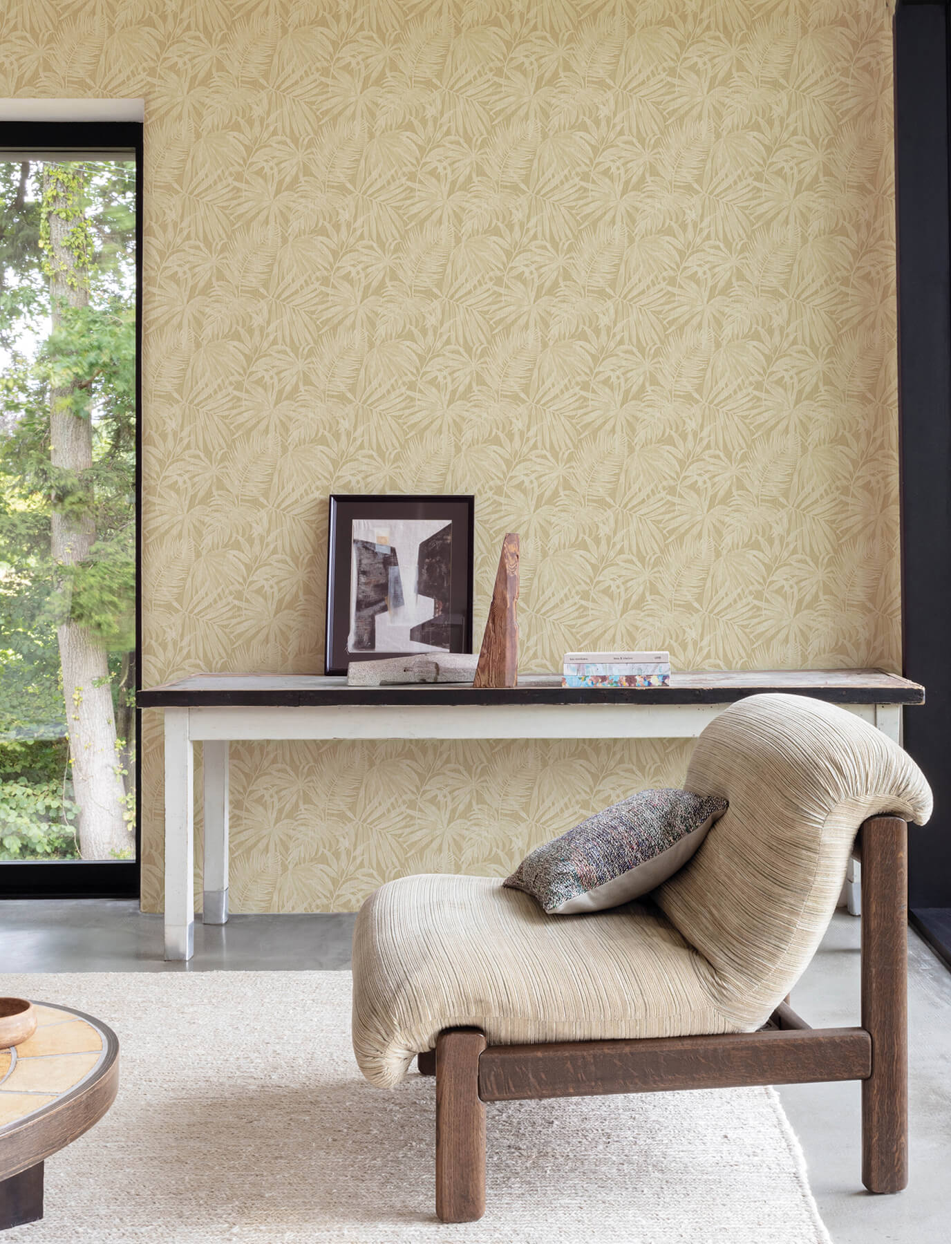 York Wallcoverings. 4191-83028 - Sonny Light Brown Fronds Wallpaper ...