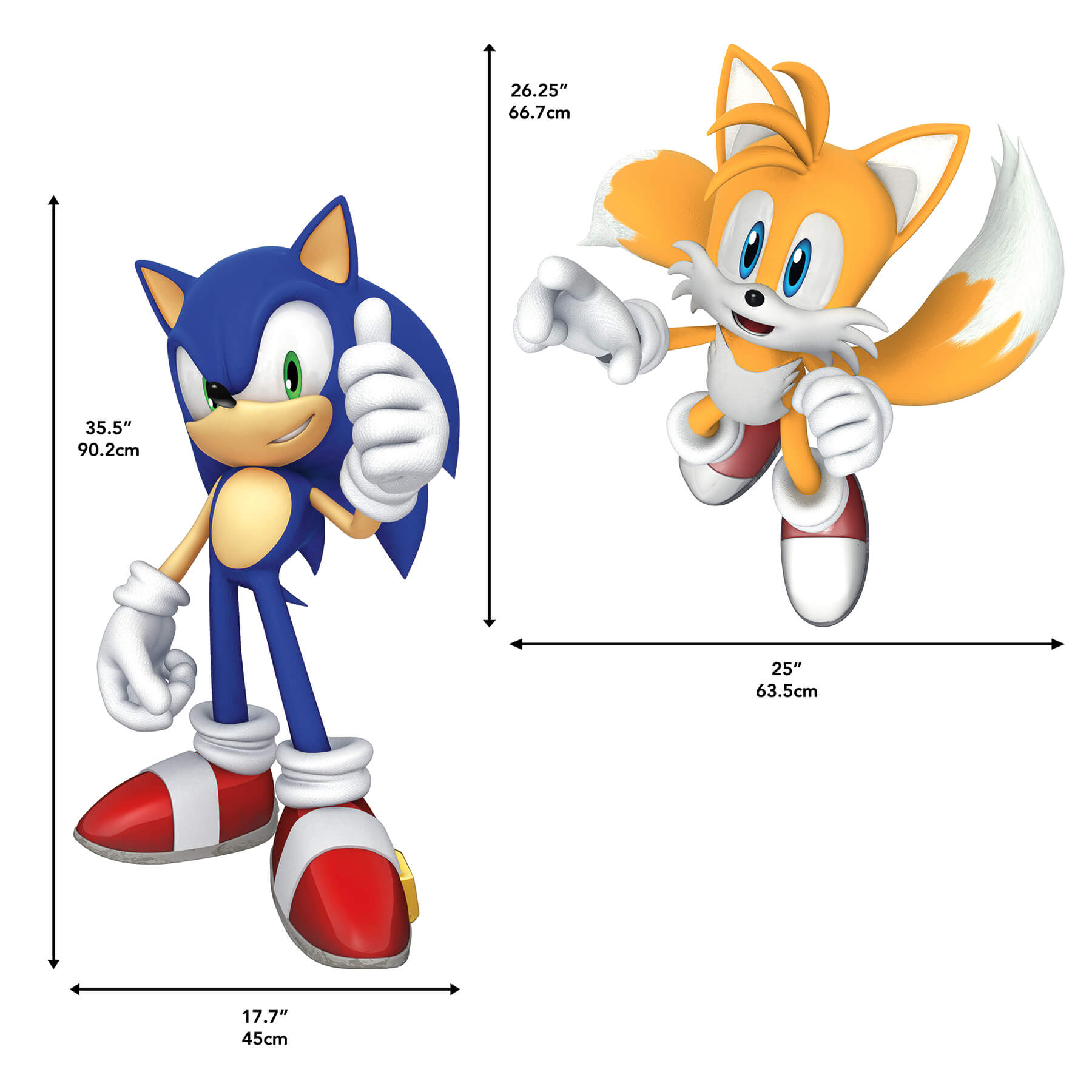 RMDM5597 - Sonic The Hedgehog Sonic and Tails Wall Decals - by Sonic ...