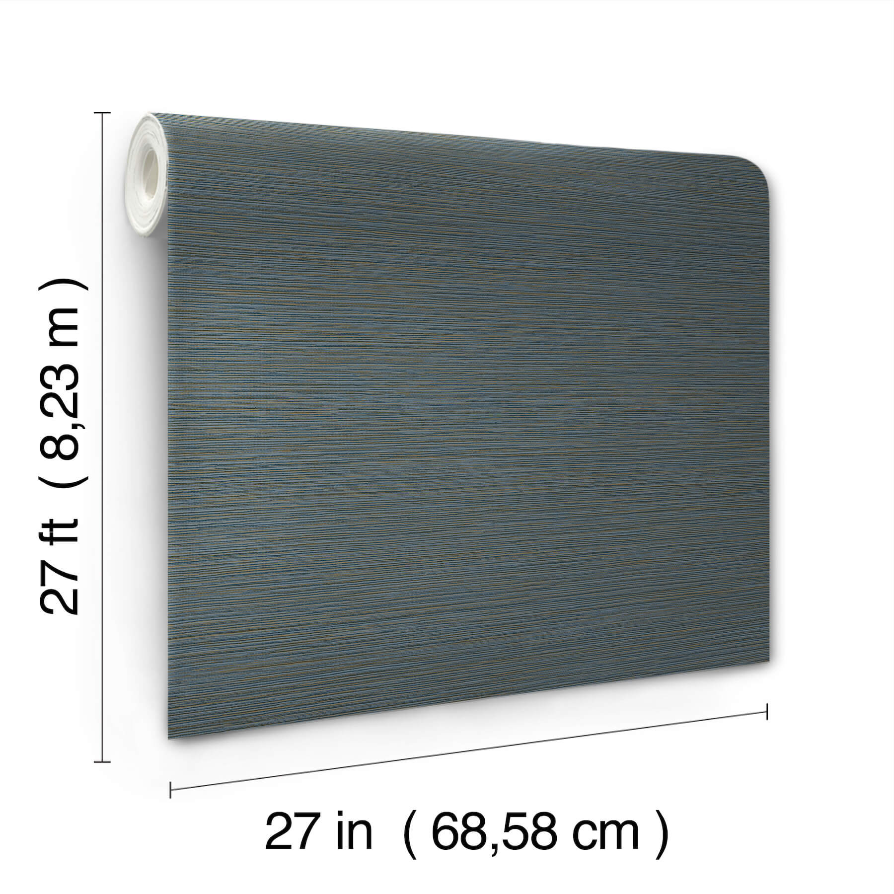York Wallcoverings. UW1067N - Oasis Dark Blue Faux Grasscloth Wallpaper ...