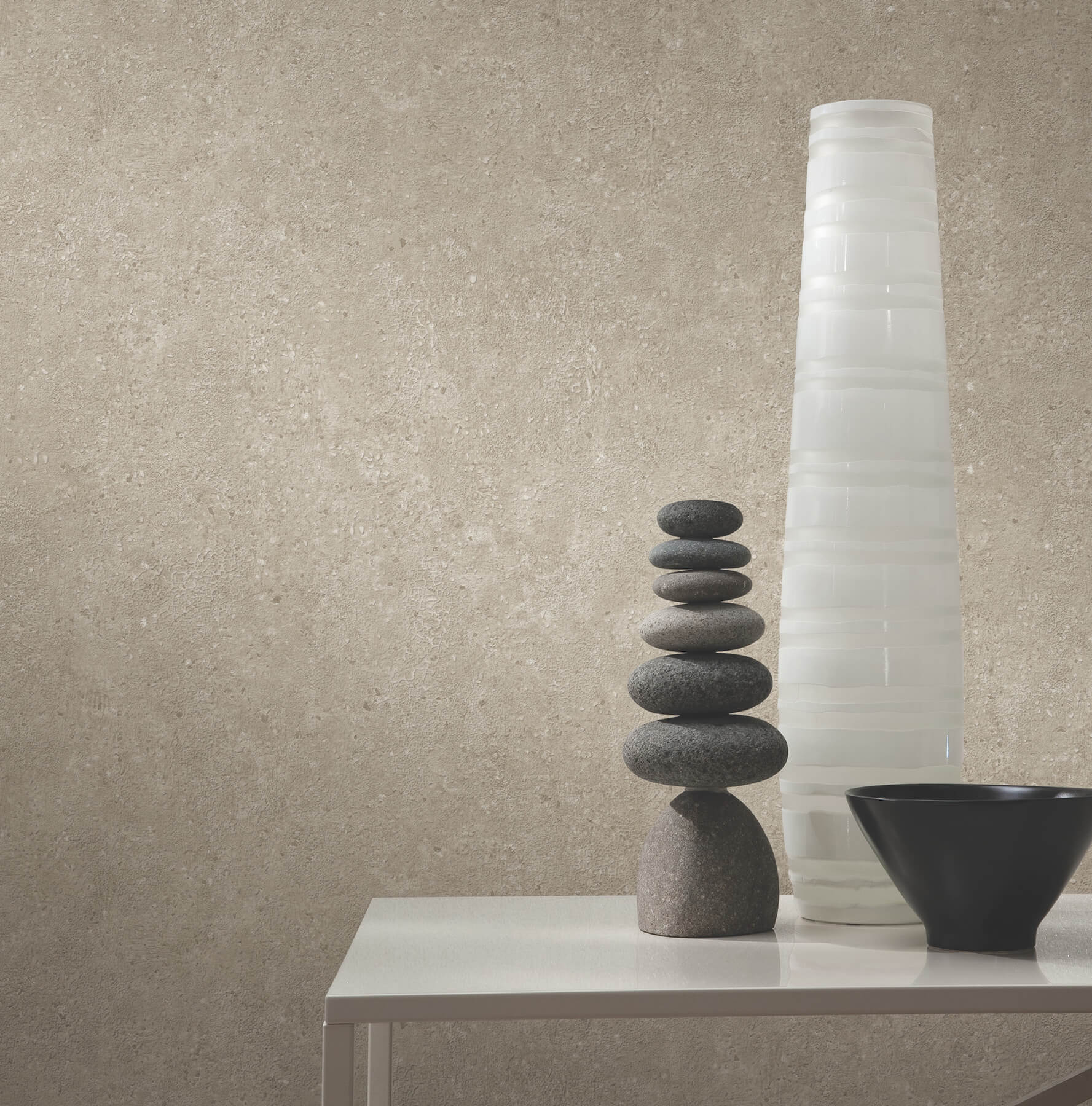 York Wallcoverings. UW1080N - Artisan Stone Beige Texture Wallpaper ...