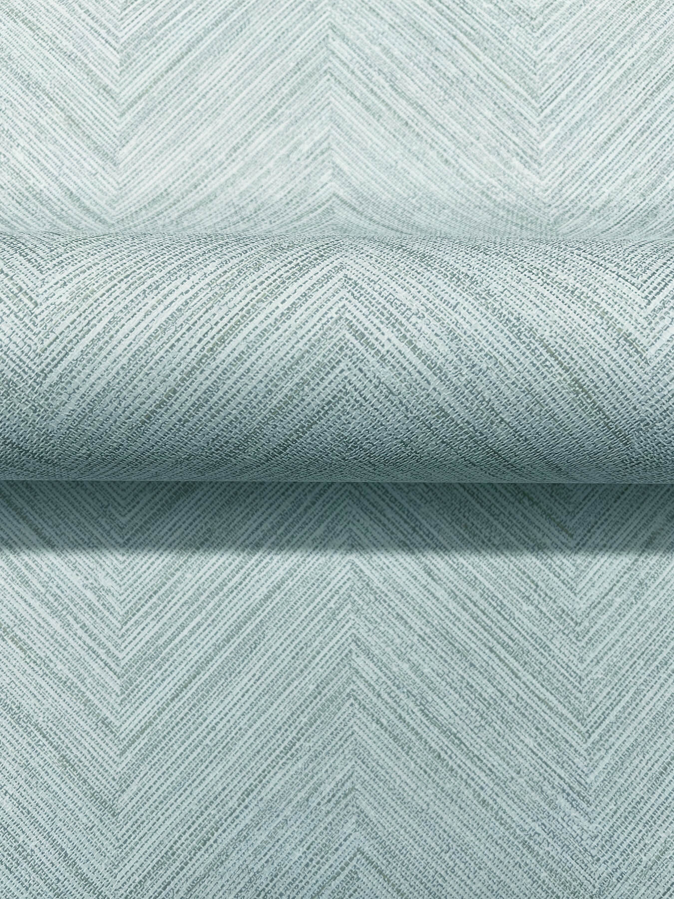 4192-13672 - Caladesi Aqua Linen Chevron Wallpaper - by Chesapeake