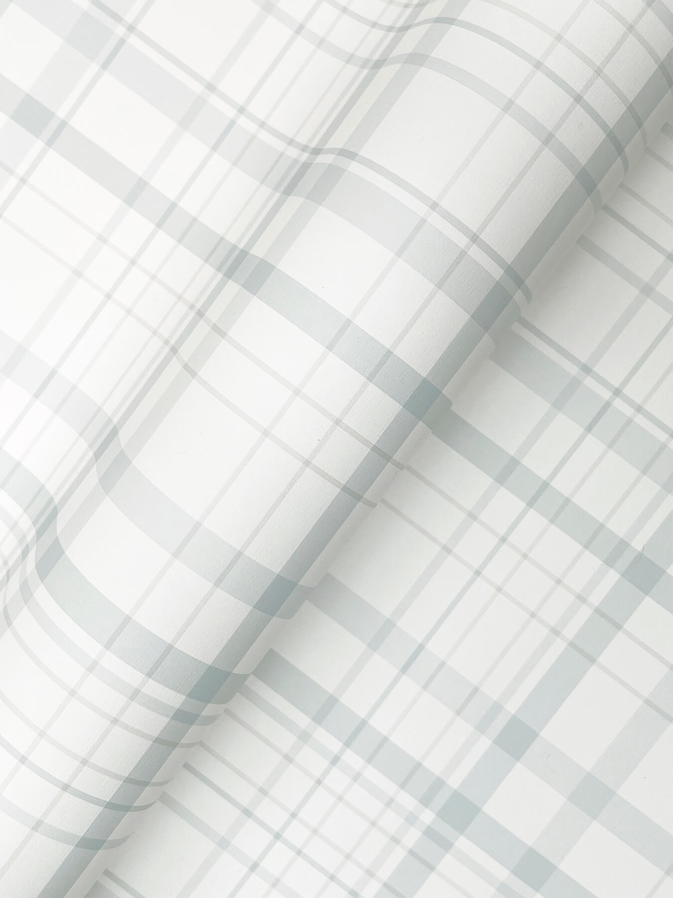 York Wallcoverings. 4192-83410 - Burgess Light Blue Plaid Wallpaper ...