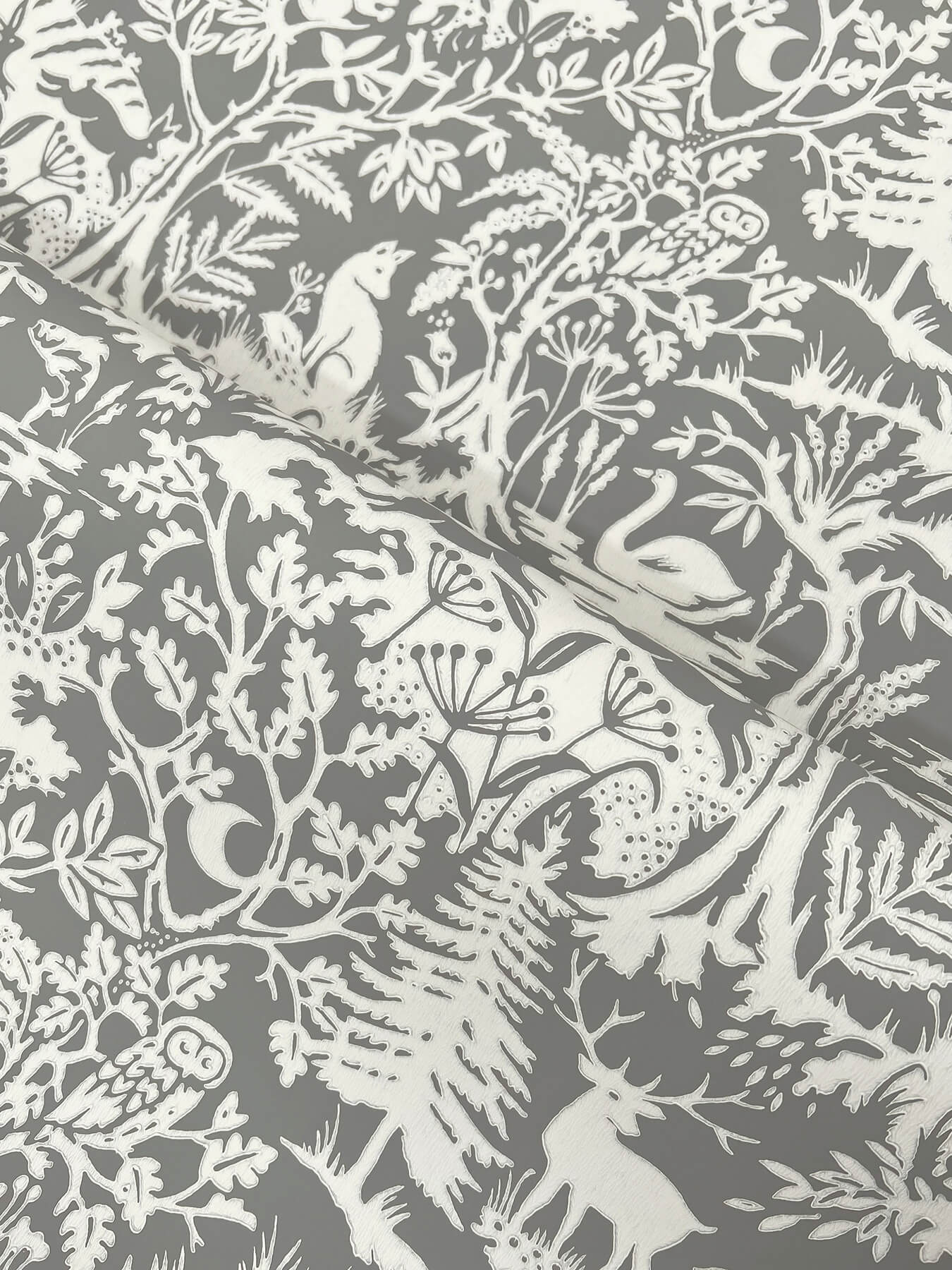 York Wallcoverings. 3125-72321 - Alrick Charcoal Forest Venture ...